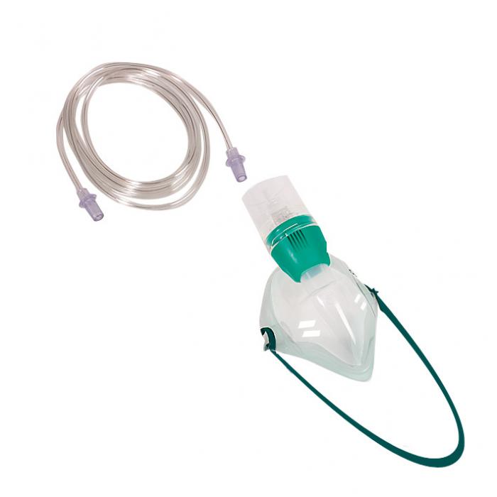 Sauerstoff-Inhalationsmaske mit Medikamentenvernebler